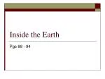 PPT - Inside the Earth PowerPoint Presentation, free download - ID:4074946