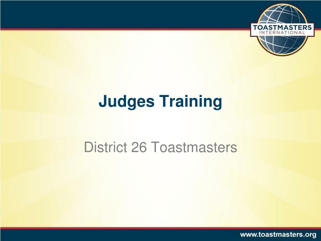 PPT - Judges Training PowerPoint Presentation, free download - ID:3037321
