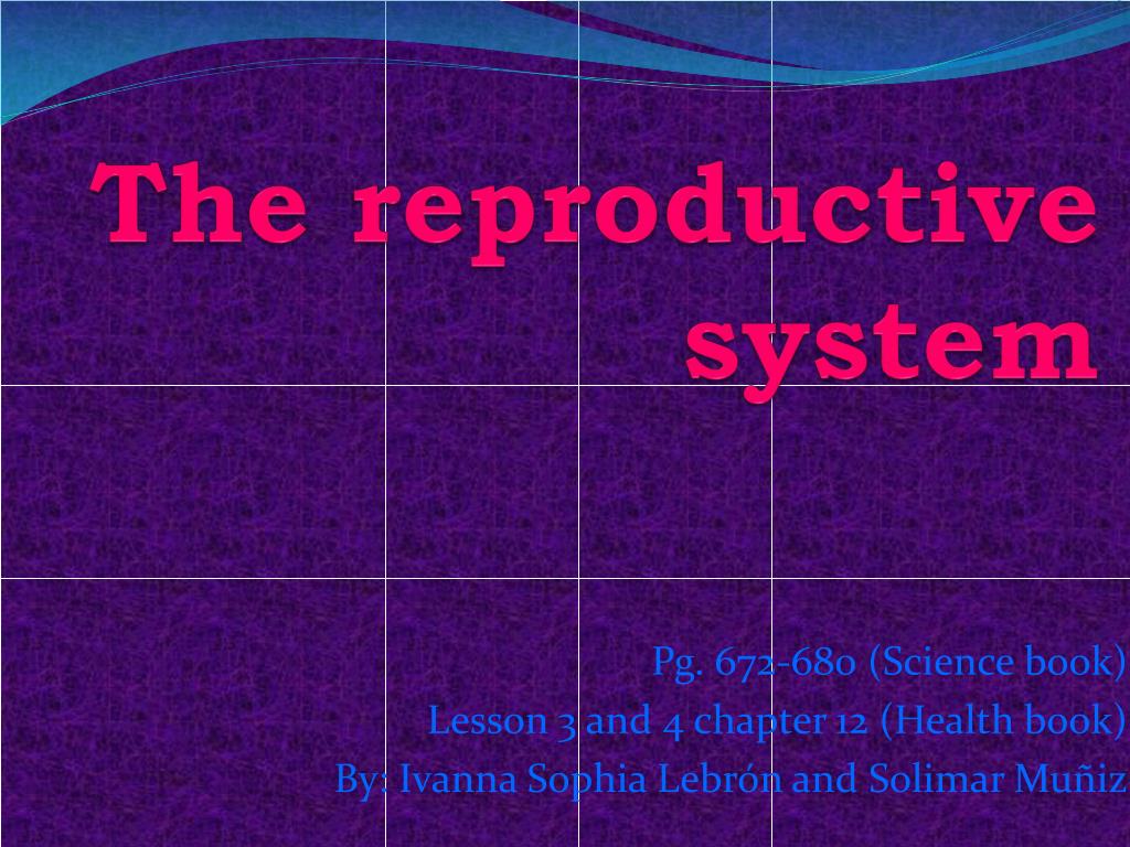 PPT - The reproductive system PowerPoint Presentation, free download ...