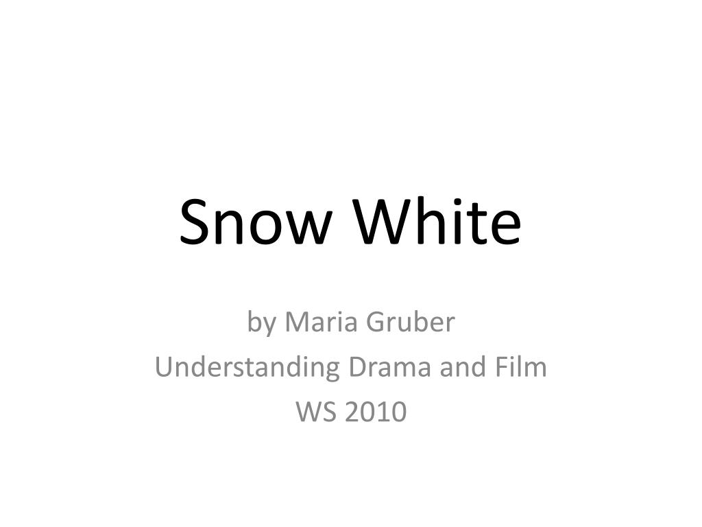 PPT - Snow White PowerPoint Presentation, free download - ID:3039168