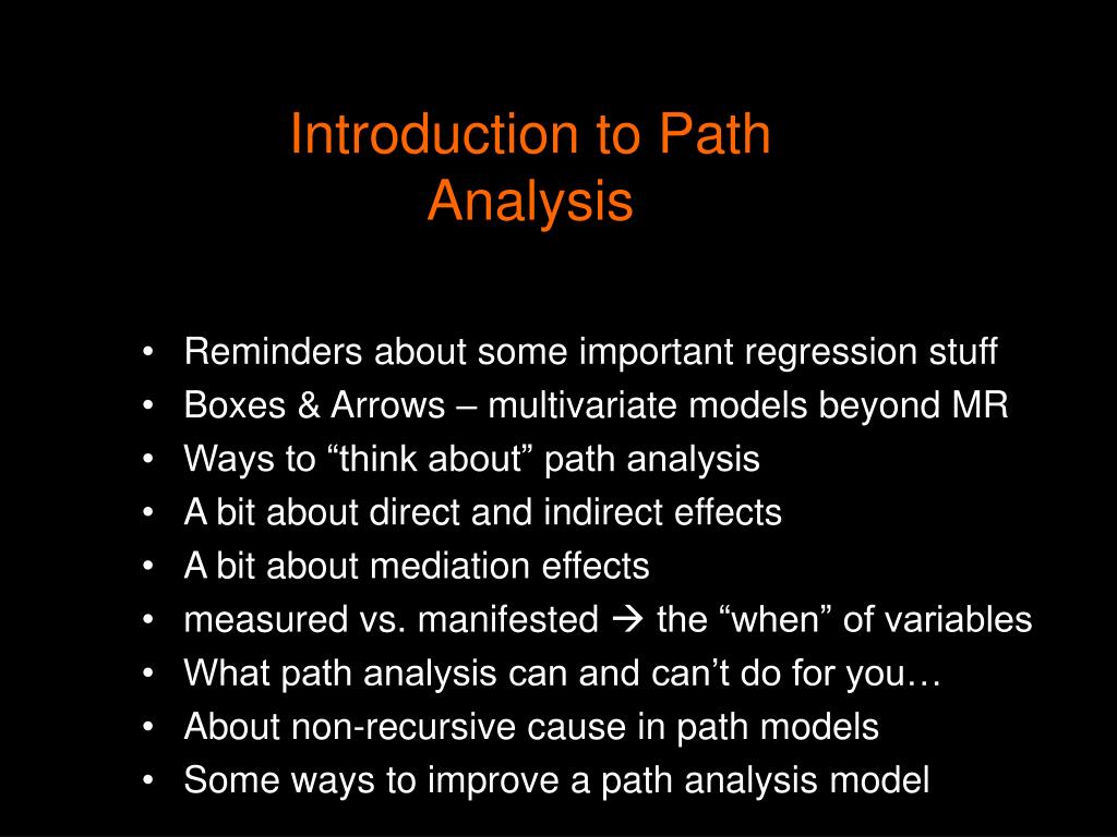 PPT - Introduction to Path Analysis PowerPoint Presentation, free ...