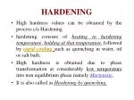 PPT - Solid solution strengthening Precipitation hardening (age ...