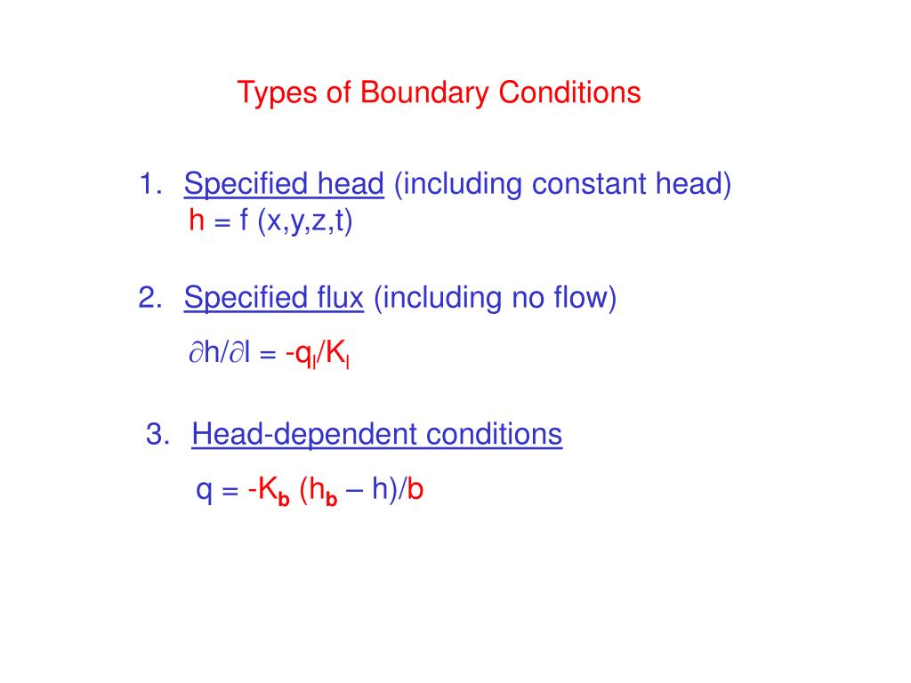 PPT - Types of Boundary Conditions PowerPoint Presentation, free ...