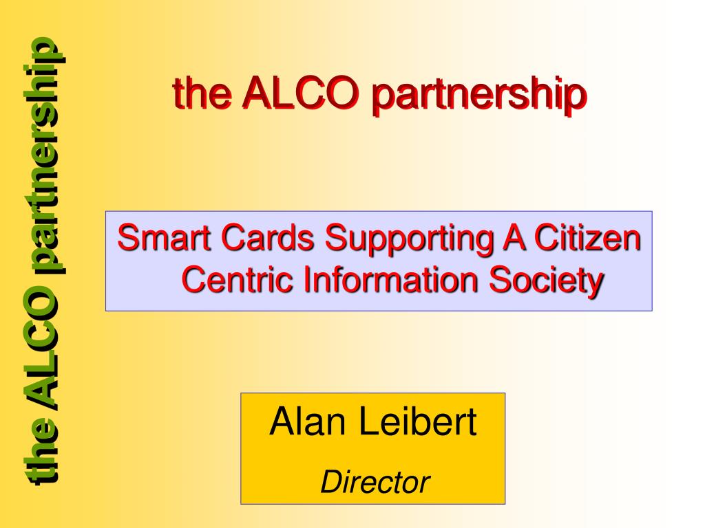 PPT - the ALCO partnership PowerPoint Presentation, free download - ID ...