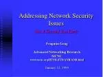 PPT - Network Security Issues PowerPoint Presentation, free download ...