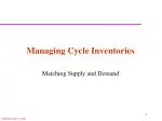 PPT - Chapter 5 Managing Inventories PowerPoint Presentation, free download - ID:740154