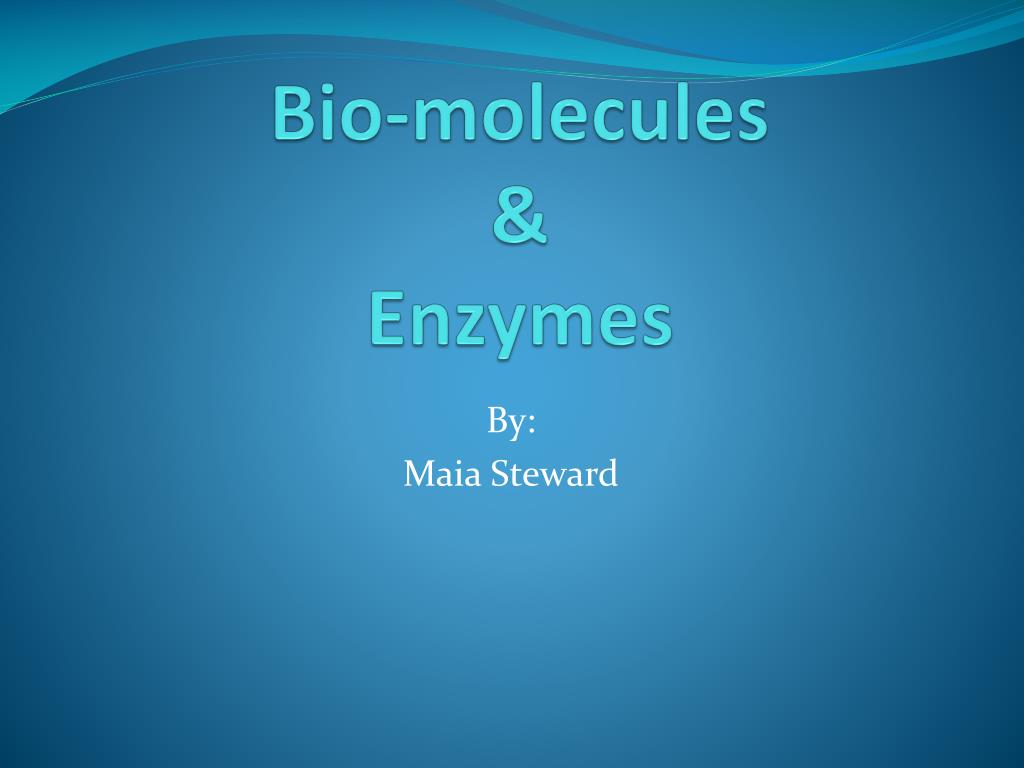PPT - Bio-molecules & Enzymes PowerPoint Presentation, free download ...