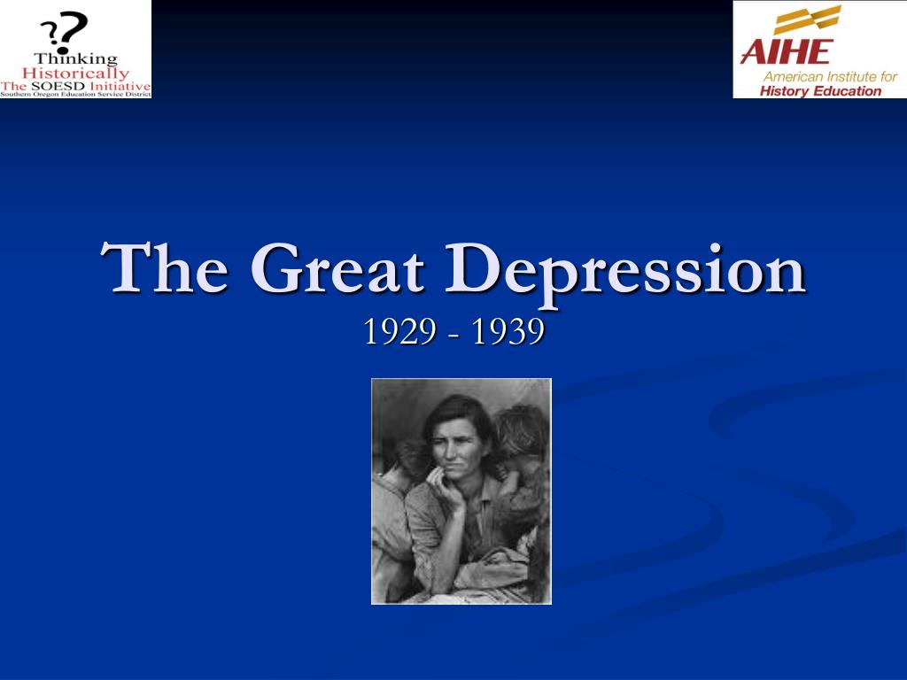 PPT - The Great Depression PowerPoint Presentation, free download - ID ...