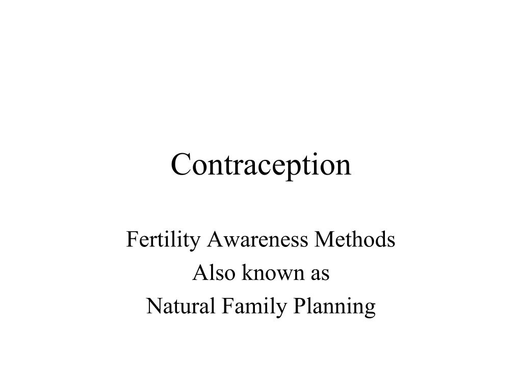 PPT - Contraception PowerPoint Presentation, free download - ID:3043026