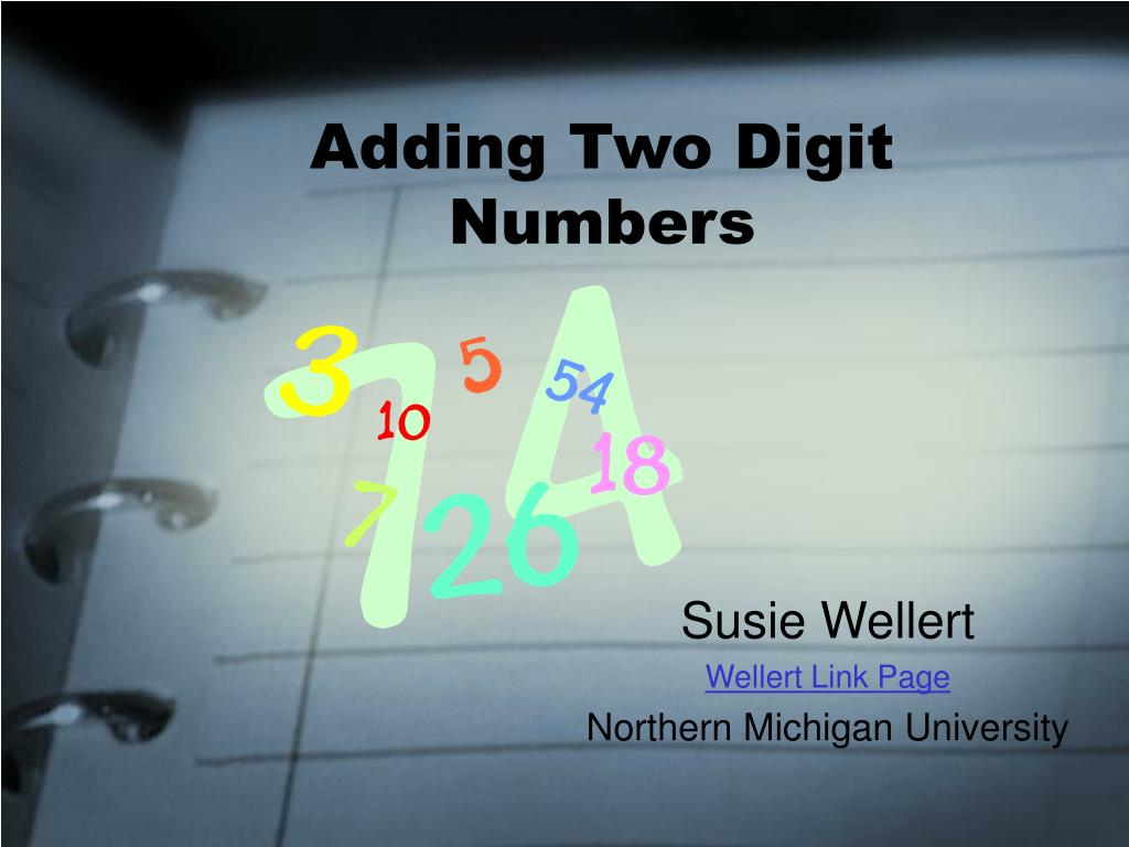 PPT - Adding Two Digit Numbers PowerPoint Presentation, free download ...