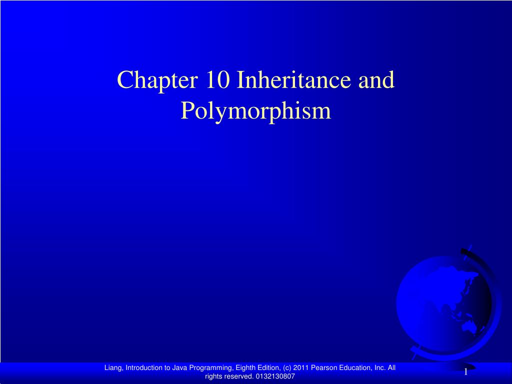 PPT - Chapter 10 Inheritance and Polymorphism PowerPoint Presentation ...