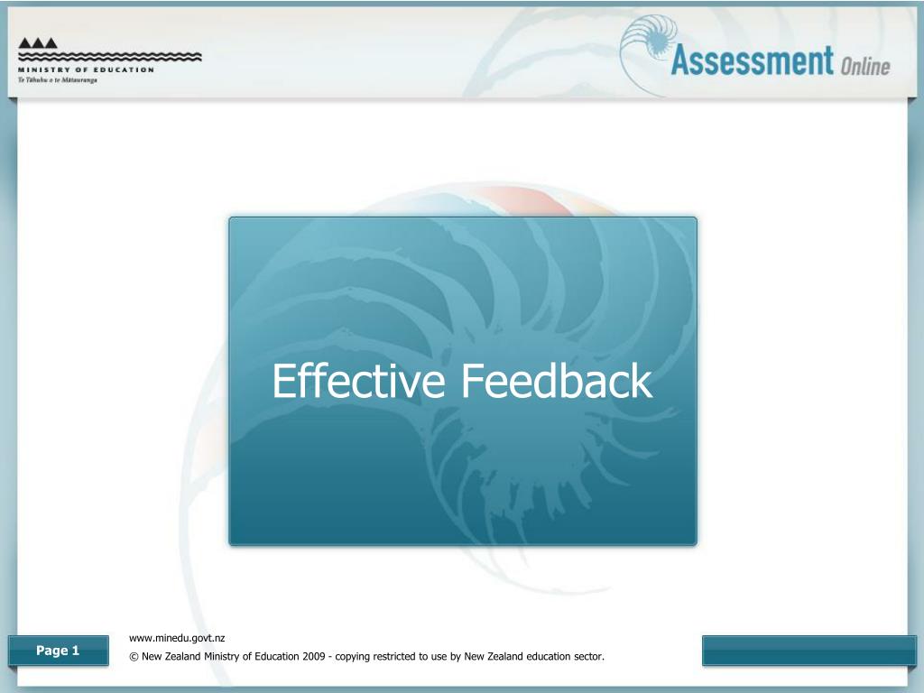 PPT - Effective Feedback PowerPoint Presentation, free download - ID ...