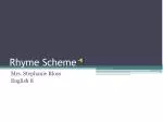 PPT - Rhyme Scheme PowerPoint Presentation, free download - ID:1892005