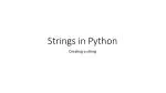 PPT - Python Strings PowerPoint Presentation, free download - ID:10778045