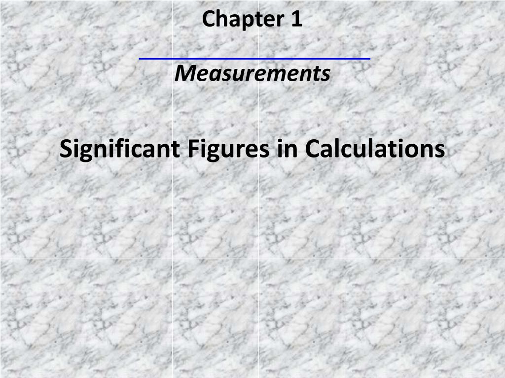 PPT - Chapter 1 Measurements PowerPoint Presentation, free download ...
