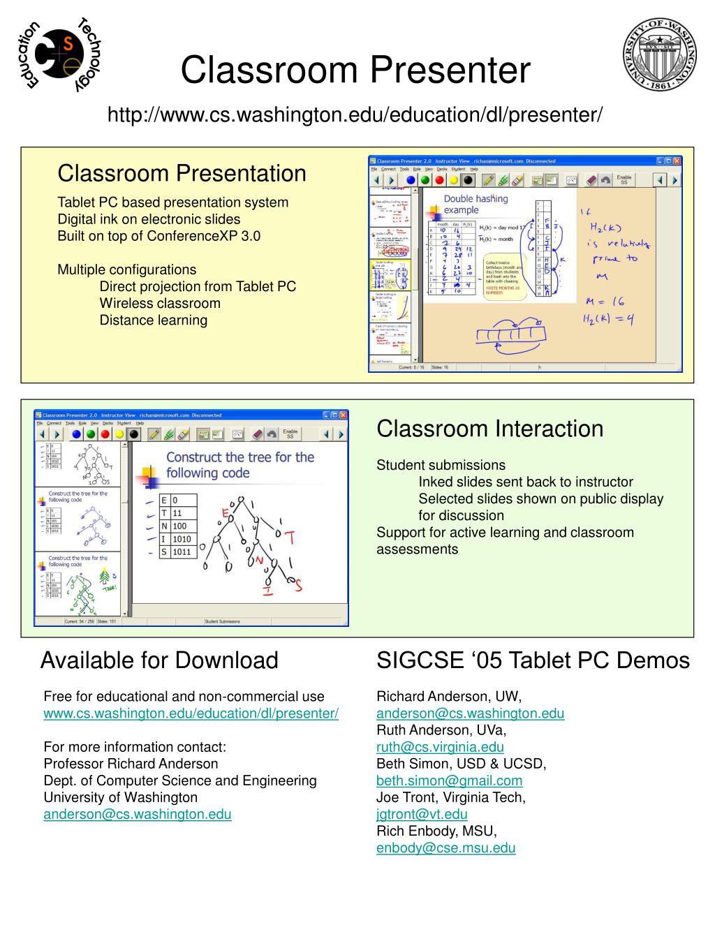 PPT - Classroom Presenter PowerPoint Presentation, free download - ID ...