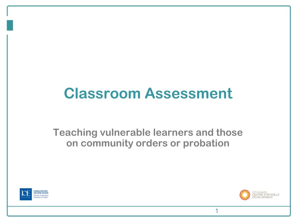 PPT - Classroom Assessment PowerPoint Presentation, free download - ID ...