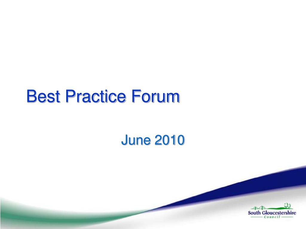 PPT - Best Practice Forum PowerPoint Presentation, free download - ID ...