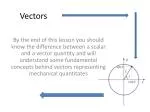 PPT - Vectors PowerPoint Presentation, free download - ID:2646998