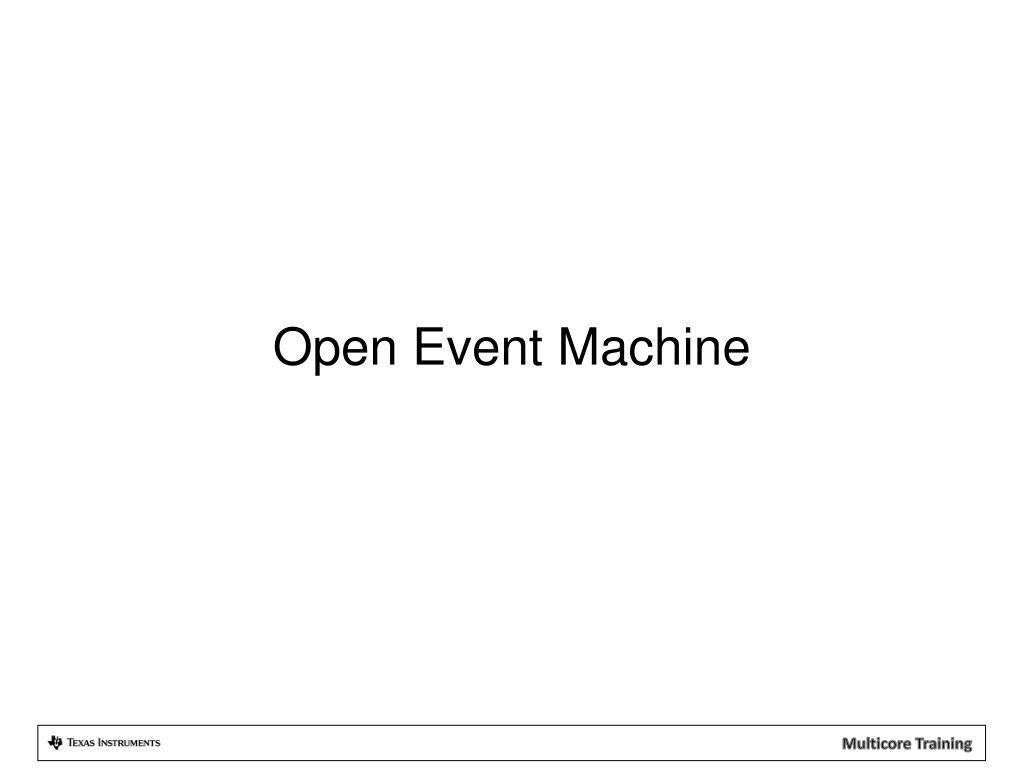 PPT - Open Event Machine PowerPoint Presentation, free download - ID ...