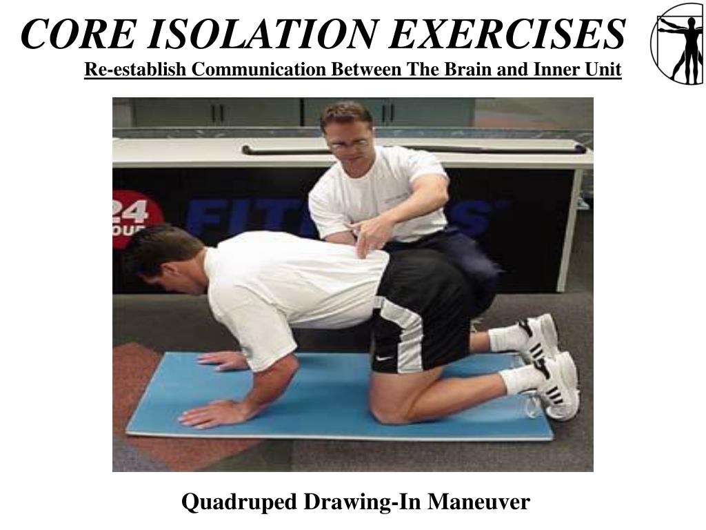 PPT - CORE ISOLATION EXERCISES PowerPoint Presentation, free download ...
