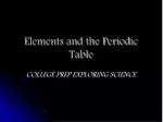 PPT - The Periodic Table of Elements PowerPoint Presentation, free ...