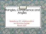 PPT - Angles and Triangles PowerPoint Presentation, free download - ID ...