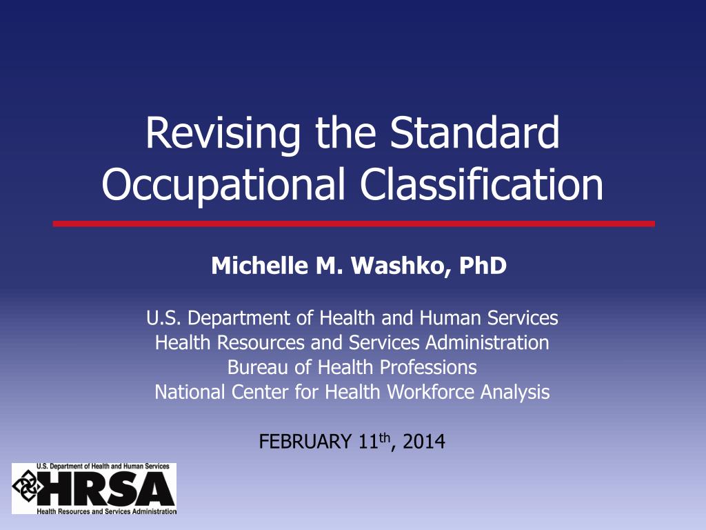 PPT - Revising the Standard Occupational Classification PowerPoint ...