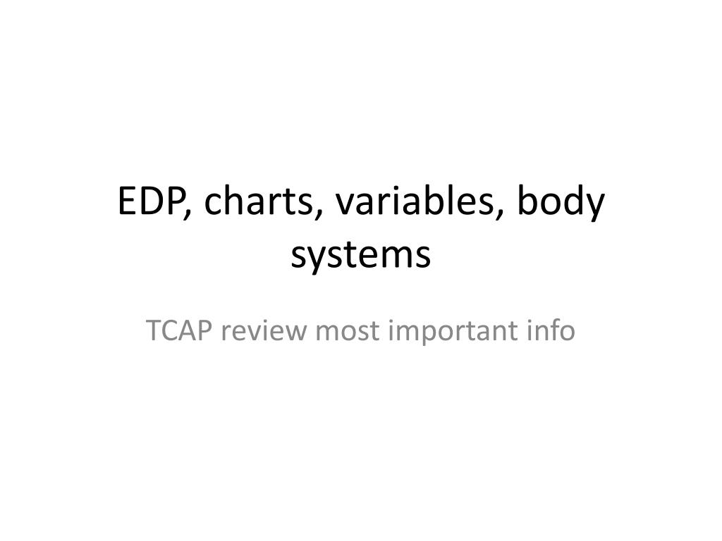 PPT - EDP, charts, variables, body systems PowerPoint Presentation ...