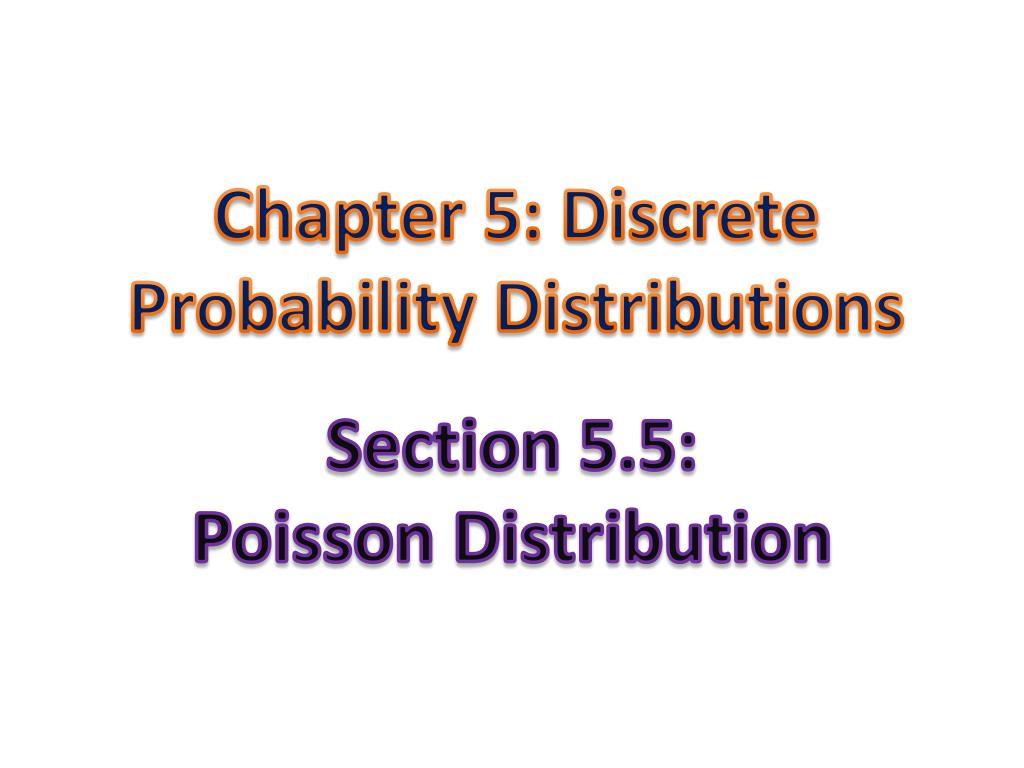PPT - Chapter 5: Discrete Probability Distributions PowerPoint ...