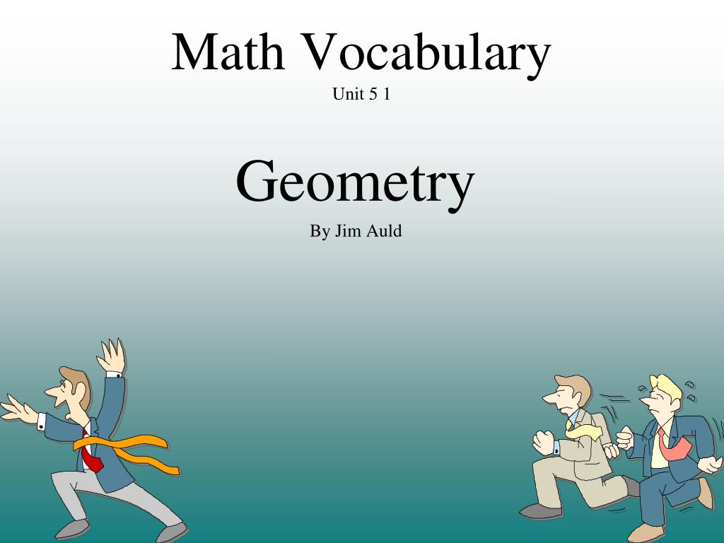 PPT - Geometry Vocabulary and Concepts Overview PowerPoint Presentation ...