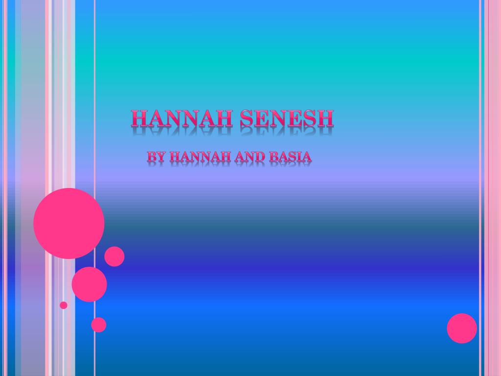 PPT - Hannah senesh PowerPoint Presentation, free download - ID:3061441