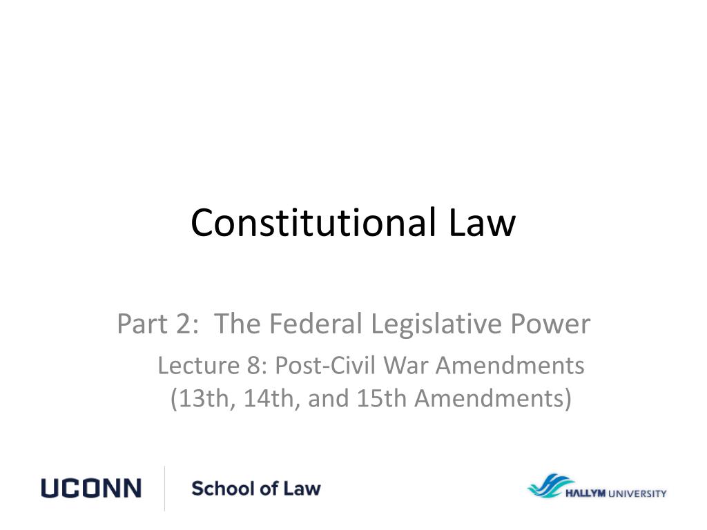 PPT - Constitutional Law PowerPoint Presentation, free download - ID ...