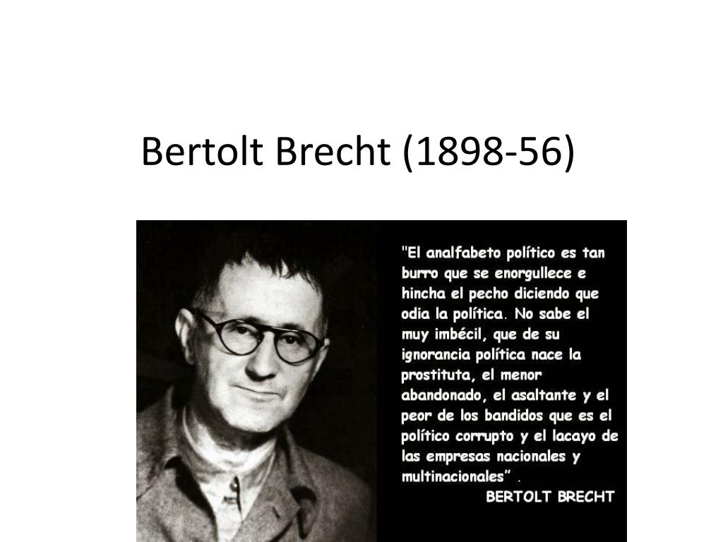 PPT - Bertolt Brecht (1898-56) PowerPoint Presentation, free download ...