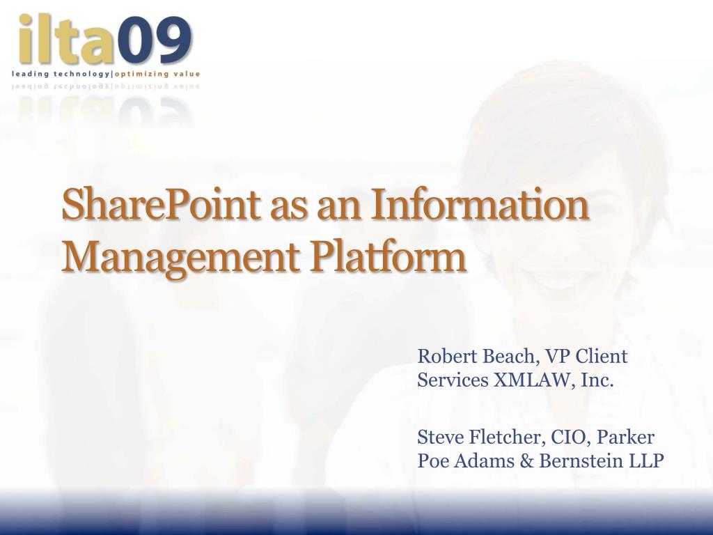 PPT - SharePoint as an Information Management Platform PowerPoint ...