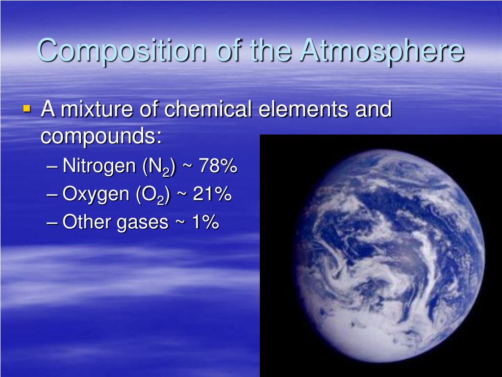 PPT - Composition of the Atmosphere PowerPoint Presentation, free ...