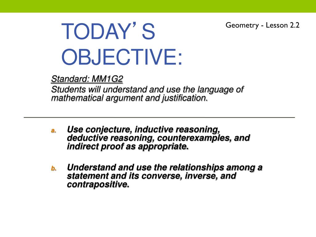 PPT - TODAY ’ S OBJECTIVE: PowerPoint Presentation, free download - ID ...