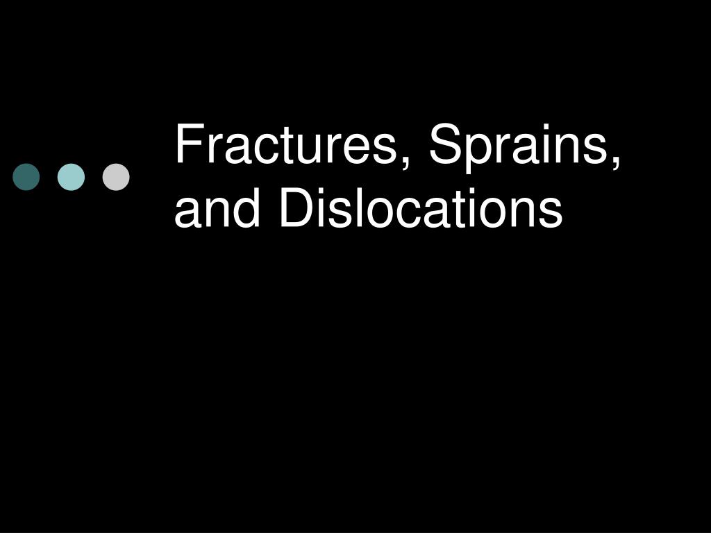 PPT - Fractures, Sprains, and Dislocations PowerPoint Presentation ...