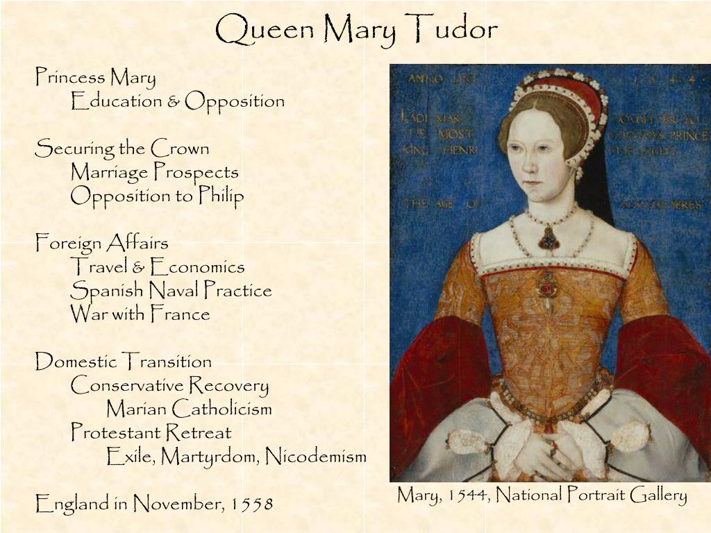 PPT - Queen Mary Tudor PowerPoint Presentation, free download - ID:3071440