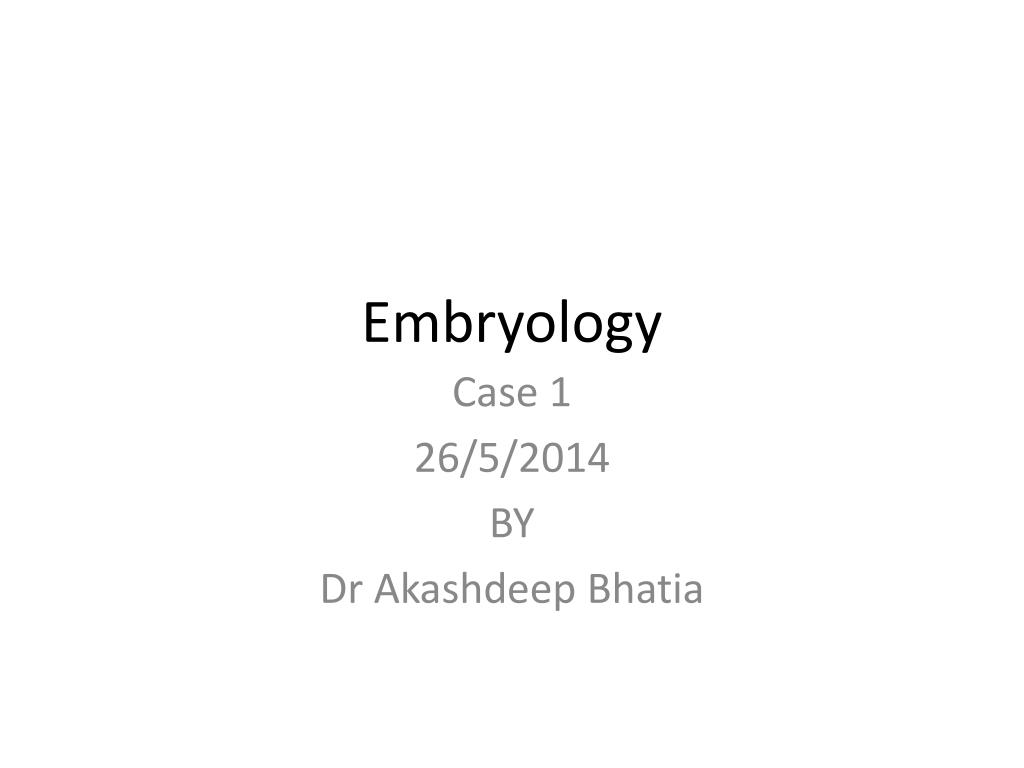 PPT - Embryology PowerPoint Presentation, free download - ID:3075009