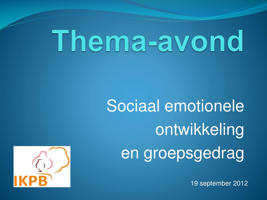 PPT - Thema-avond PowerPoint Presentation, free download - ID:3076644