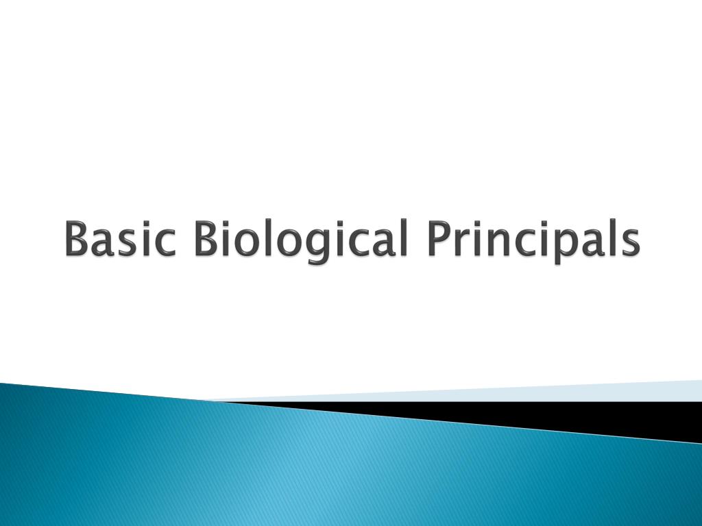 PPT - Basic Biological Principals PowerPoint Presentation, free ...