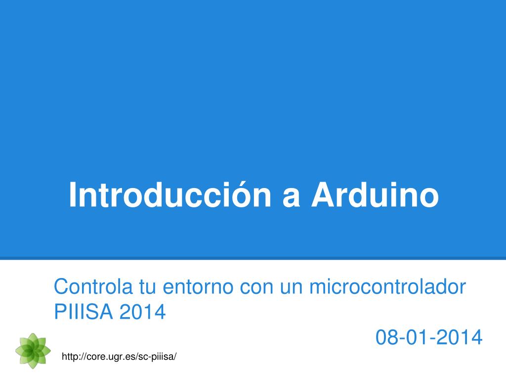 PPT - Introducción a Arduino PowerPoint Presentation, free download ...