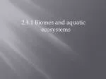 PPT - Chapter 7: Aquatic Ecosystems PowerPoint Presentation, free ...