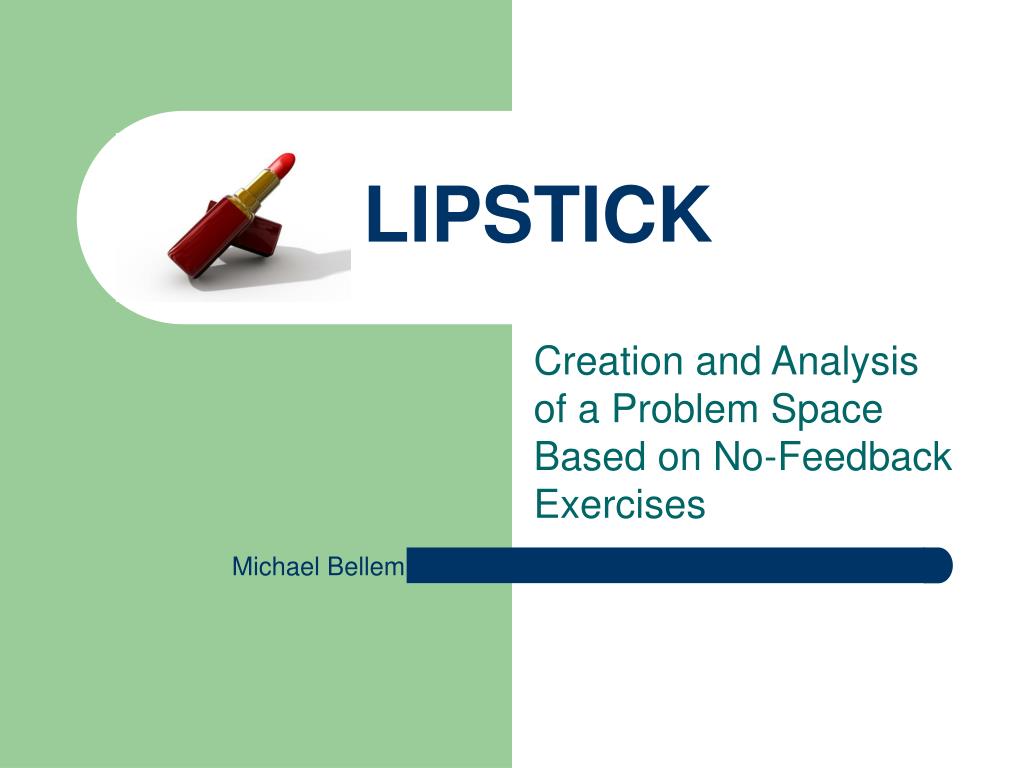 PPT - LIPSTICK PowerPoint Presentation, free download - ID:3085074