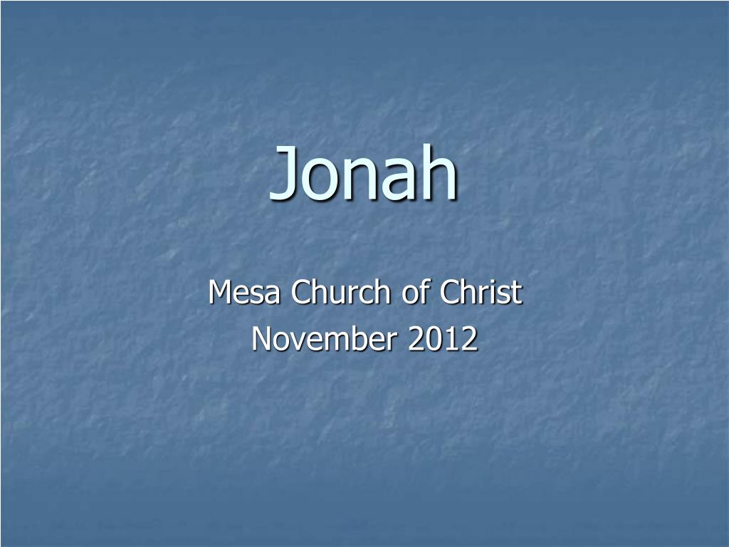 PPT - Jonah PowerPoint Presentation, free download - ID:3086427