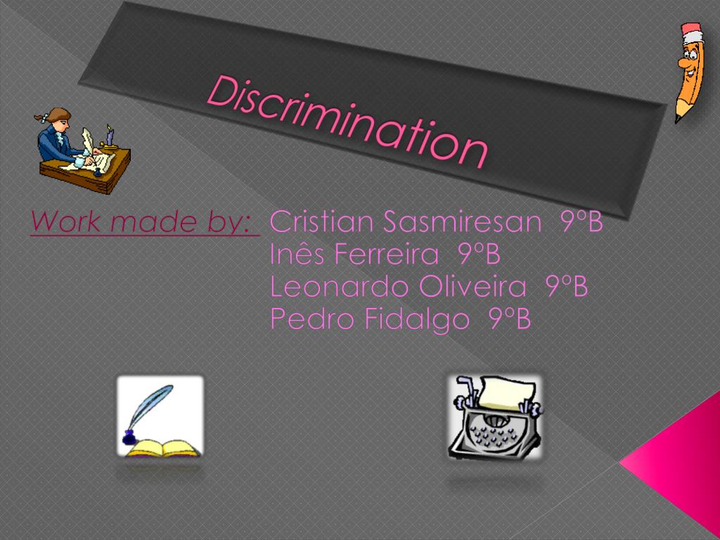 PPT - Discrimination PowerPoint Presentation, free download - ID:3088585