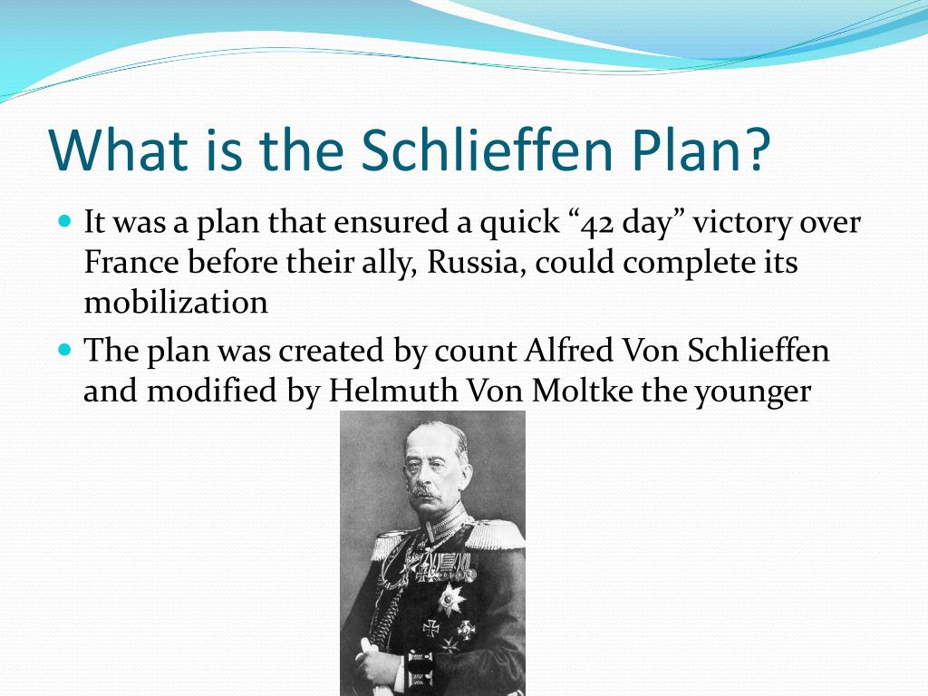 PPT - What is the Schlieffen Plan? PowerPoint Presentation, free ...