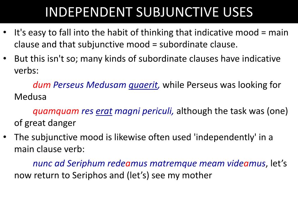 PPT - INDEPENDENT SUBJUNCTIVE USES PowerPoint Presentation, free ...