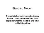 PPT - THE STANDARD MODEL PowerPoint Presentation, free download - ID ...